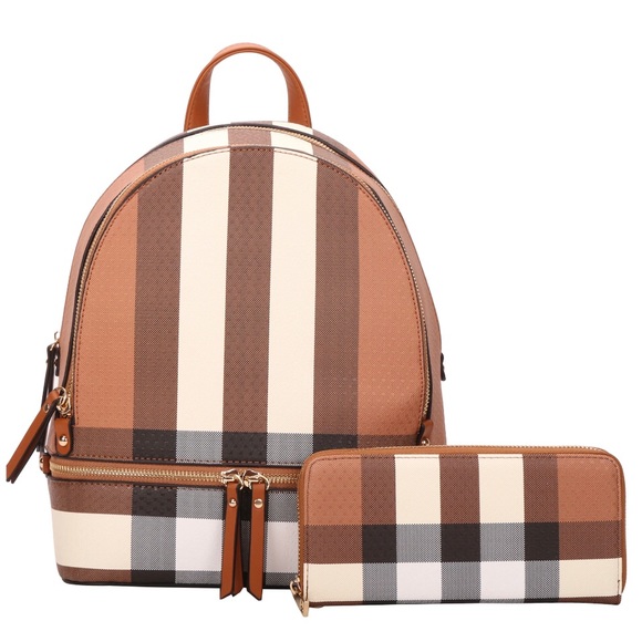 Bags | New Backpack With Wallet | Poshmark